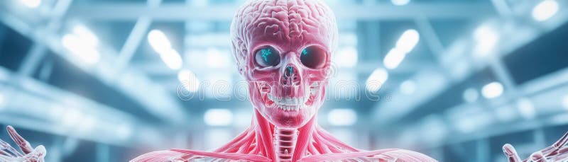 Futuristic Holographic Anatomy Interactive 3D Human Body Visualization ...