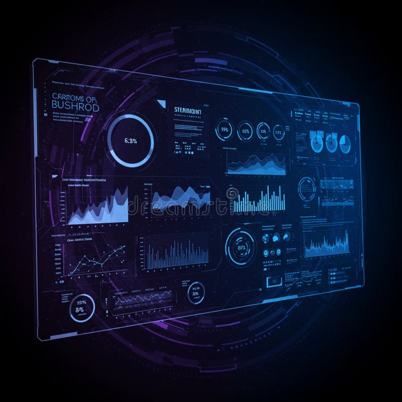 Futuristic Holographic Dashboard Stock Illustrations – 6,090 Futuristic ...