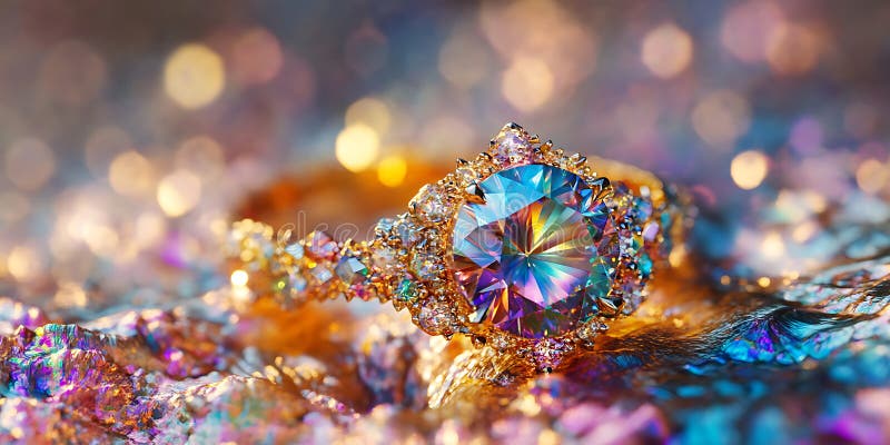 Futuristic Holographic Paper Texture with Iridescent Sheen Stock ...