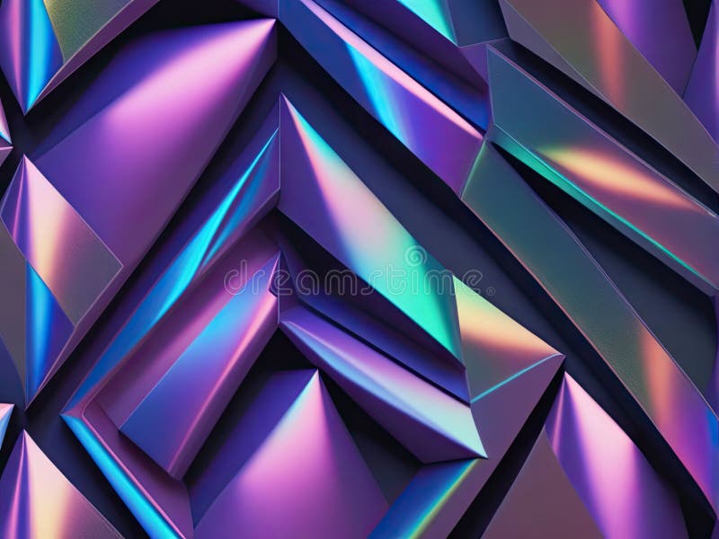 Futuristic Holographic Patterns Create a Mesmerizing Effect with ...