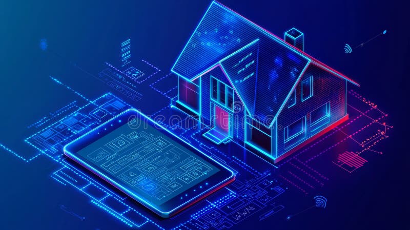 In this Futuristic Home Automation Interface, Various Control Icons ...