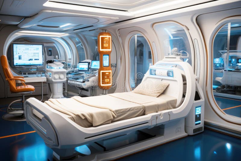 Futuristic Hospital Bed Designs: Revolutionizing Comfort and Care Stock ...