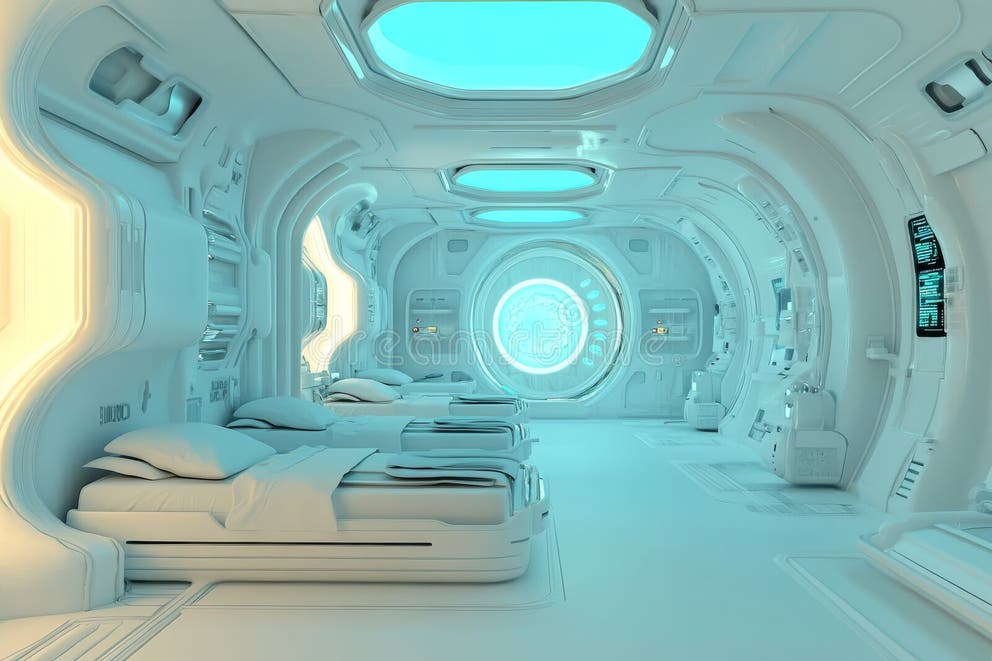 A Futuristic Hospital Clinic Operating Theatre and Ward Equipped with ... A Futuristic Hospital Clinic Operating Theatre and Ward Equipped with ...