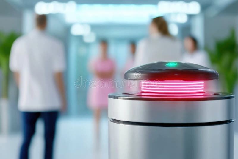 Futuristic Hospital Robot Medical Team Background Stock Photos - Free ...