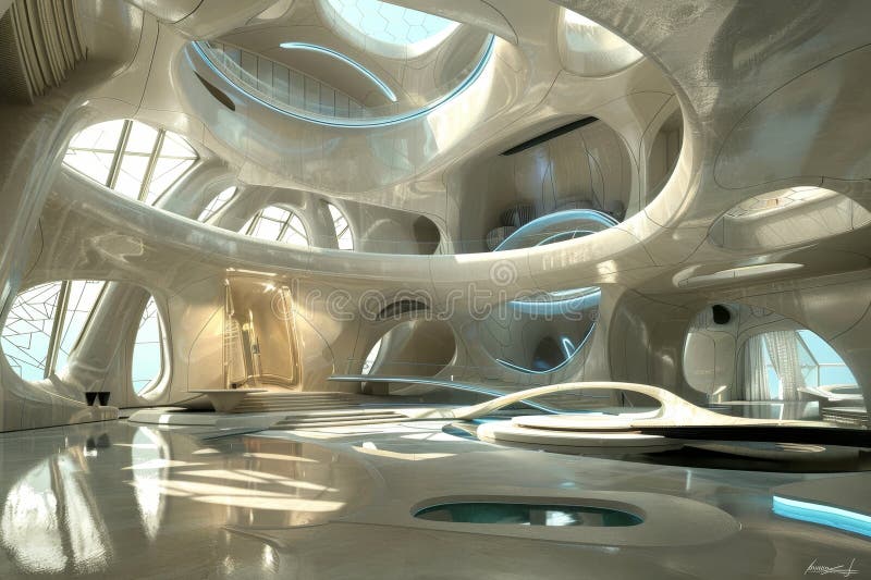 A Futuristic House with a Circular Shape, Showcasing Innovative ...