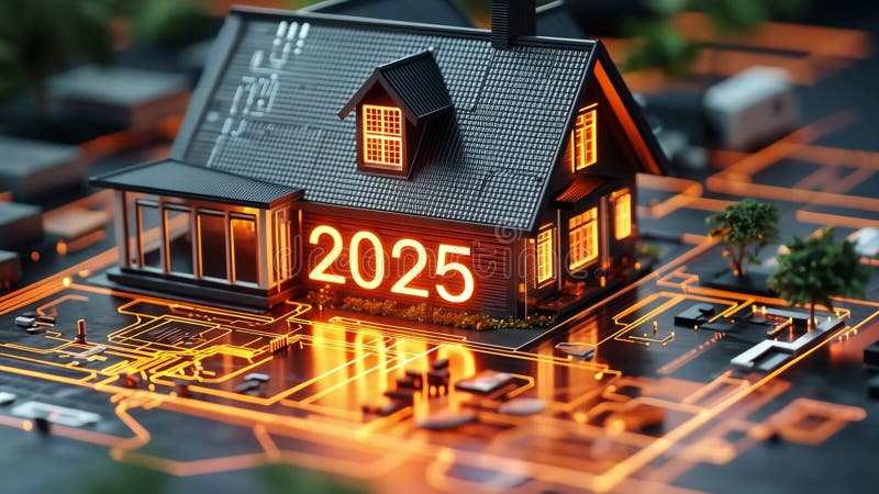 Futuristic House Design Glowing Innovation in Architecture and ...