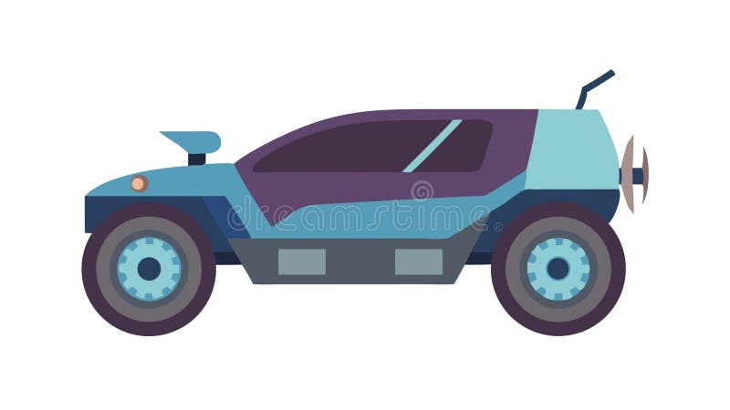 Futuristic Hover Car. Advanced Mobility and Sci-fi Personal Transport ...