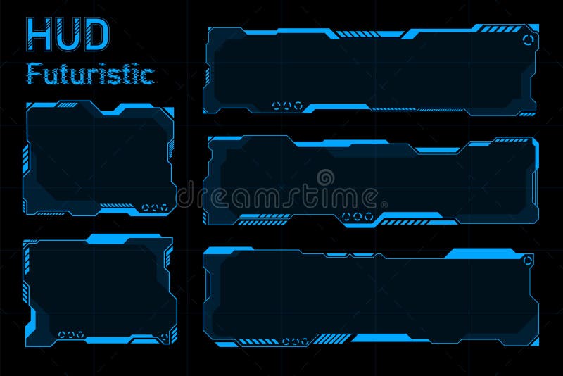 Futuristic HUD Abstracts.Future Theme Concept Background.vector and ...