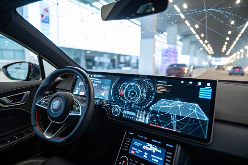 Futuristic HUD Display and AI Interface: Virtual Reality, Security, and ...