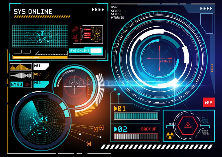 Futuristic Features Stock Illustrations – 190,712 Futuristic Features ...