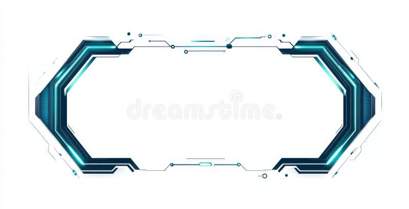 A Futuristic HUD Displaying an Abstract Modern Technology Interface ...