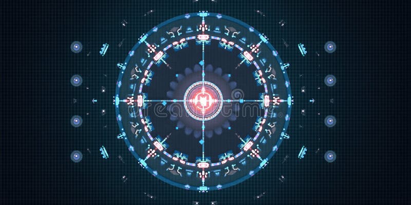 Futuristic Hud Target Interface Stock Illustrations – 5,519 Futuristic ...
