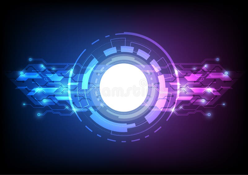 Futuristic HUD Arc Reactor, Hologram Technology Stock Illustration ...