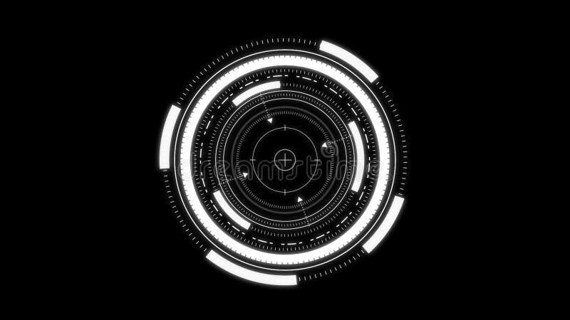 Futuristic HUD Arc Reactor, Hologram Technology Stock Illustration ...