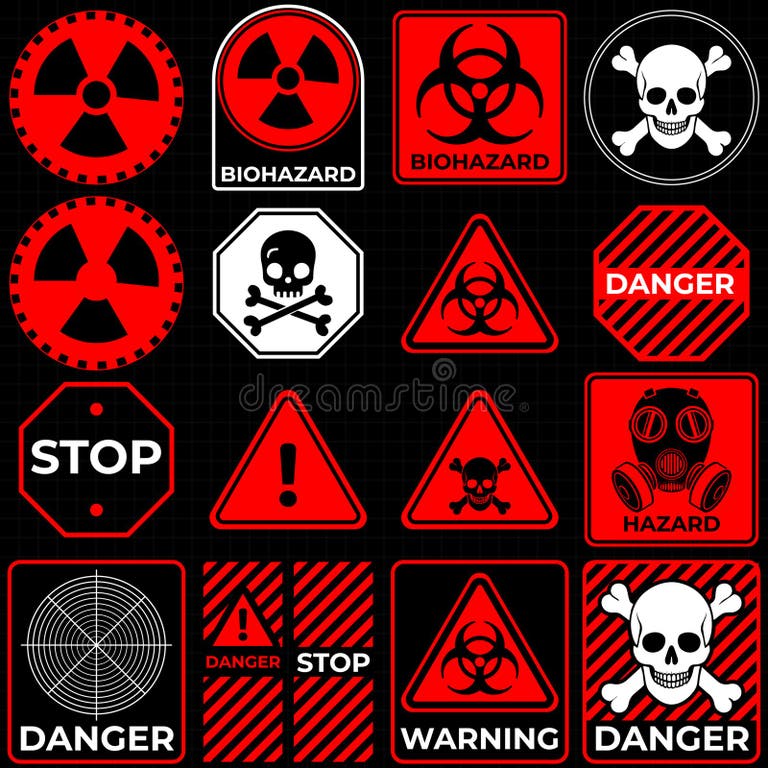 Futuristic HUD Warning Frame Concept Featuring Danger Zone Alerts and ...