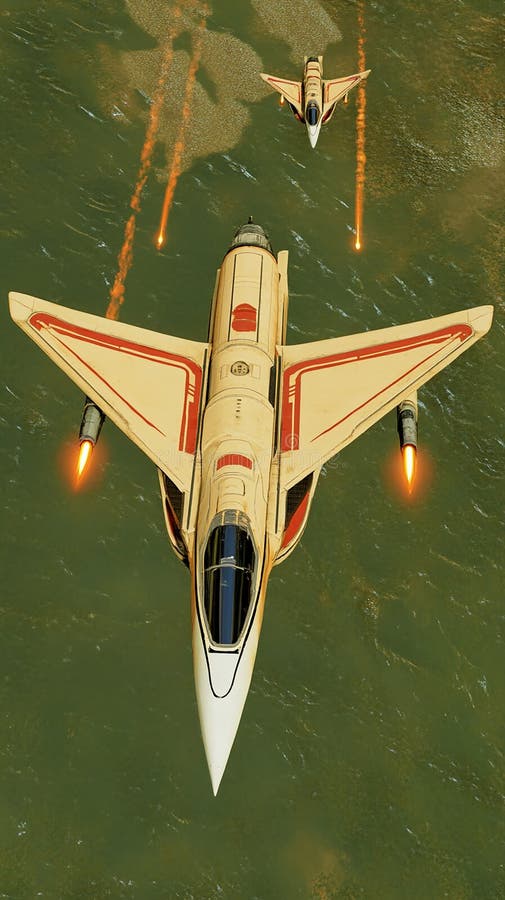 Futuristic Human Spaceship Making a Peaceful First Contact Stock ...