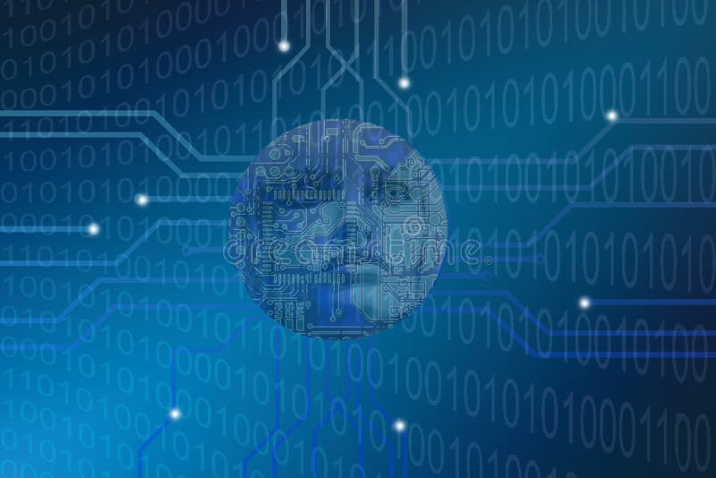 AI Artificial Intelligence Humanoid Binary Code Concept Stock Photo ... AI Artificial Intelligence Humanoid Binary Code Concept Stock Photo ...