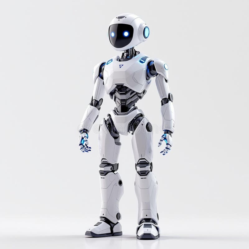 Futuristic Humanoid Robot with Advanced Technology and Sleek Design ...