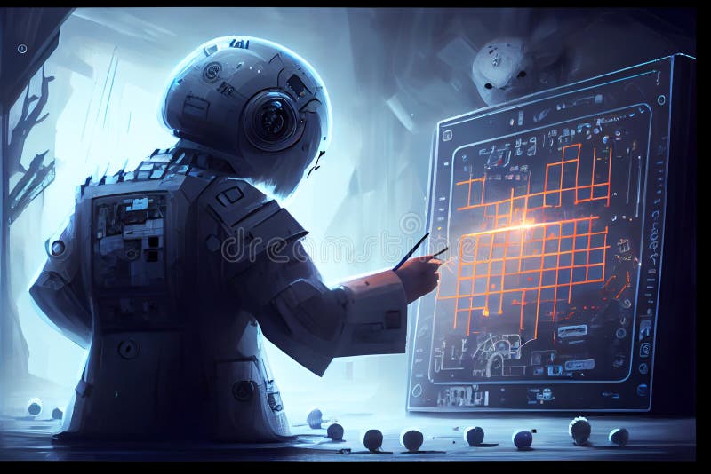Futuristic Humanoid Robot Cyborg Ai Artificial Intelligence of the ... Futuristic Humanoid Robot Cyborg Ai Artificial Intelligence of the ...