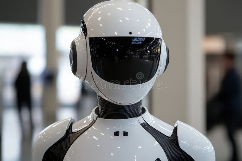 Futuristic Humanoid Robot Showcases Advanced Technology and Design at a ...
