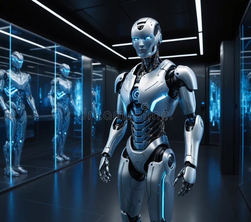 Advanced Female Robot stock image. Image of female, anime - 364998865