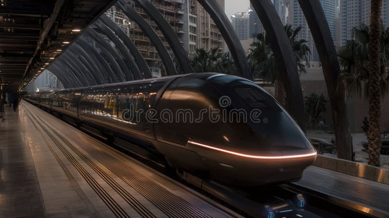 Futuristic Hyperloop a Revolutionary Urban Transport System in Modern ...