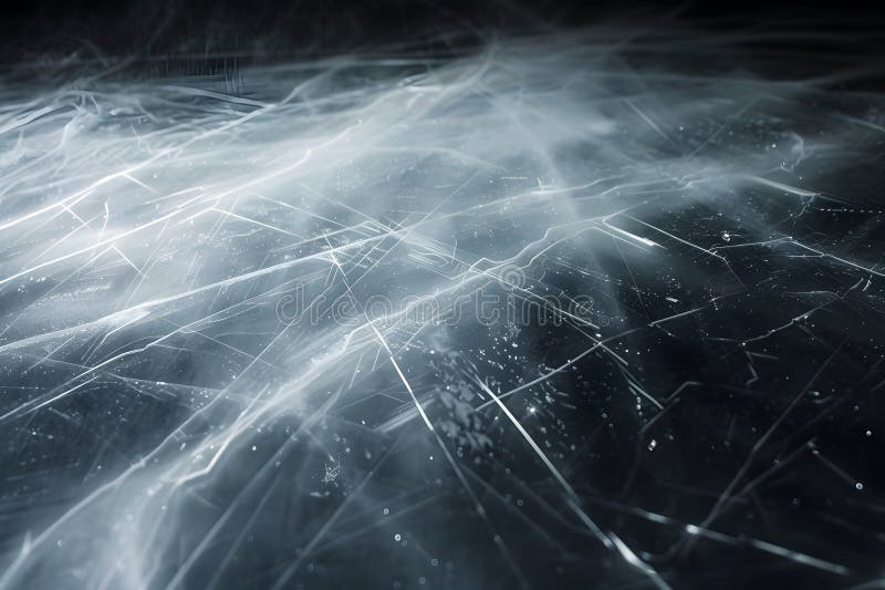 Futuristic Ice Body Surface with Space Dust Stock Illustration ...