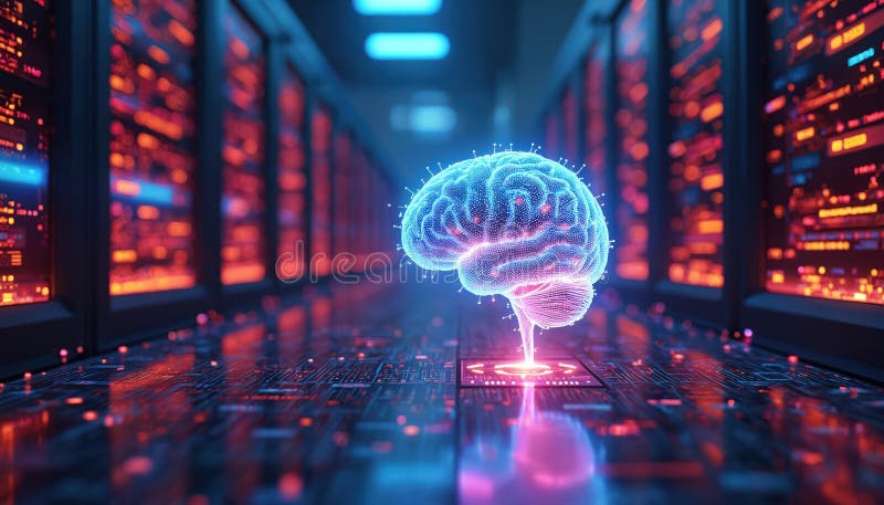 127 Ai Brain Futuristic Server Room Stock Photos - Free & Royalty-Free ...