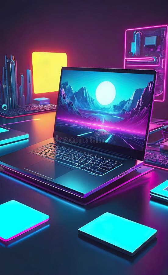 Notebook Computer Covers Stock Illustrations – 1,043 Notebook Computer ...