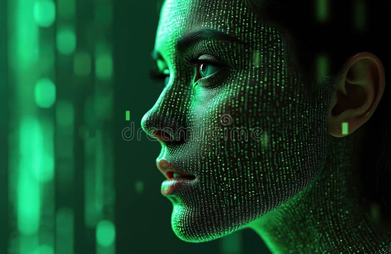 Cyberpunk Woman Face Stock Illustrations – 1,890 Cyberpunk Woman Face ...