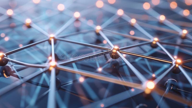 Future Finance. Interconnected Digital Network Concept Stock ...