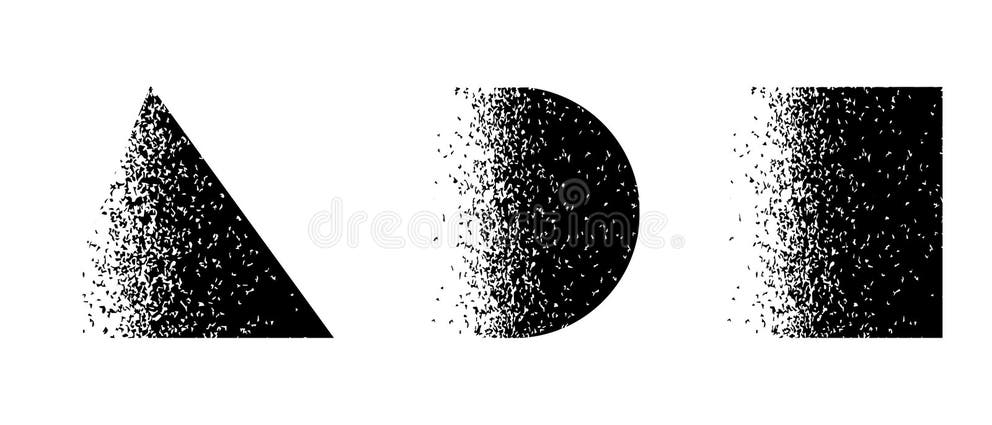 Futuristic Illustration of Geometric Shapes. Vector 3D Cloud of ...