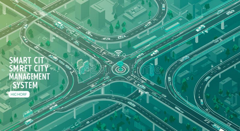 Complex Urban Highway System Stock Illustrations – 390 Complex Urban ...