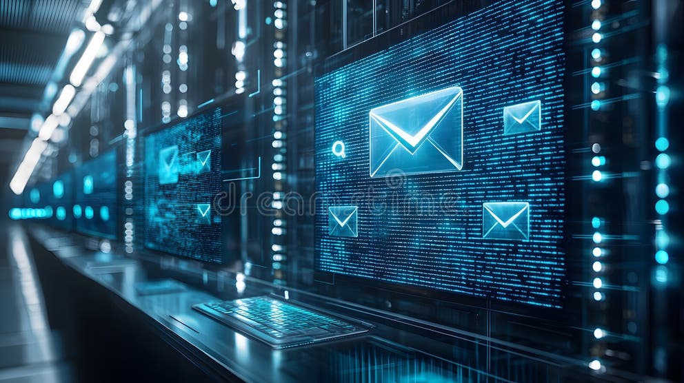 Secure Email Server Data Center Network Technology and Digital ...