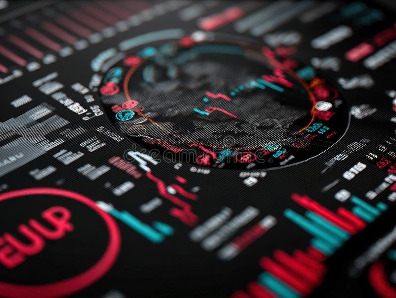 A Futuristic Image Showcasing a Colorful, Advanced Graphical Interface ...