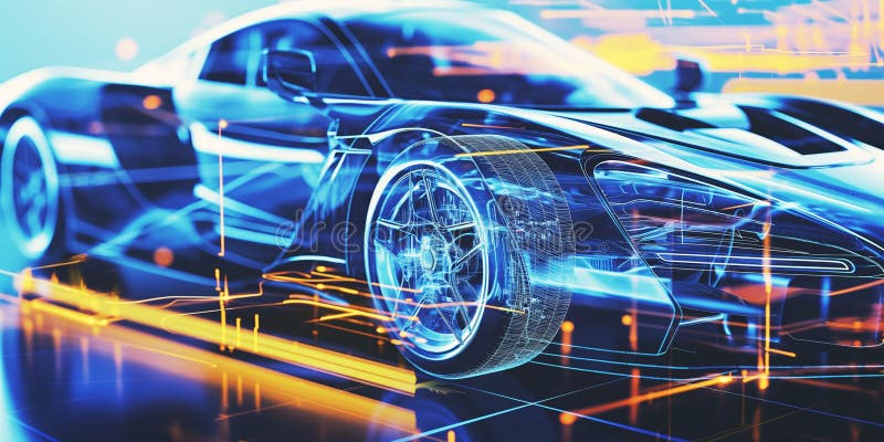 High-Tech Automotive Innovation: a Futuristic Vision of Cutting-Edge ...