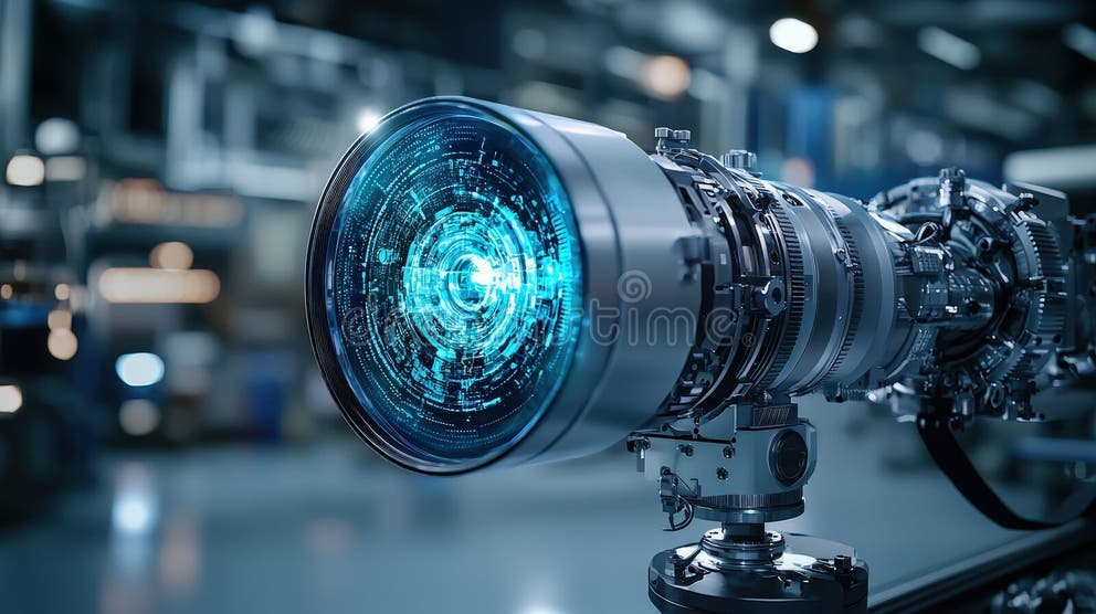 Futuristic Imaging Technology High-definition Distorted Projections in ...