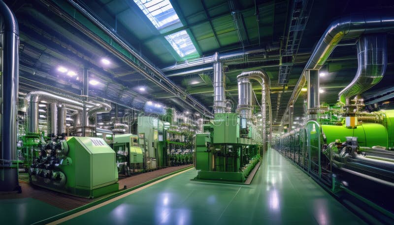 Futuristic Industrial Automation System Featuring Advanced Stock Photo ...