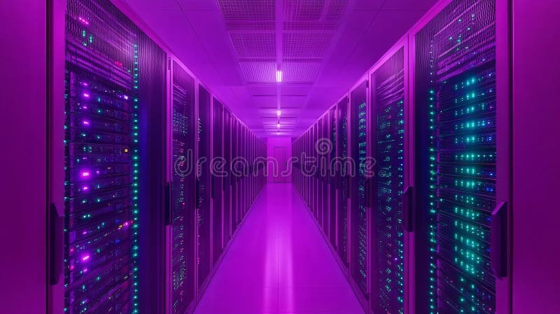 A Futuristic Industrial Storage Facility with a Cyberpunk Aesthetic ...