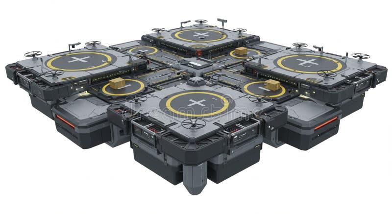 Complex Multipurpose Mechanical Design Stock Illustrations – 2 Complex ...