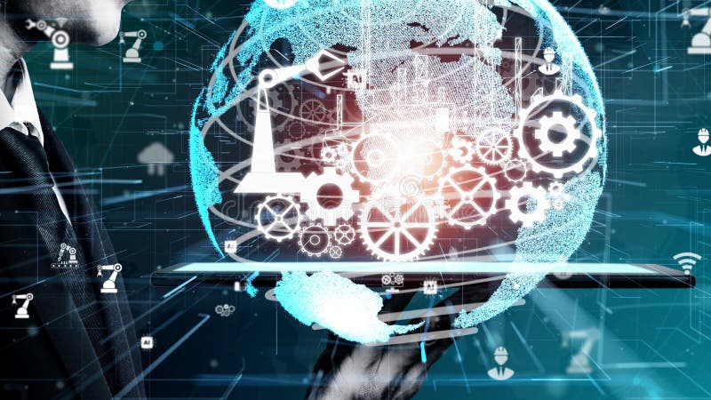 Futuristic Industry 4.0 and Inventive Mechanized Engineering Concept ...