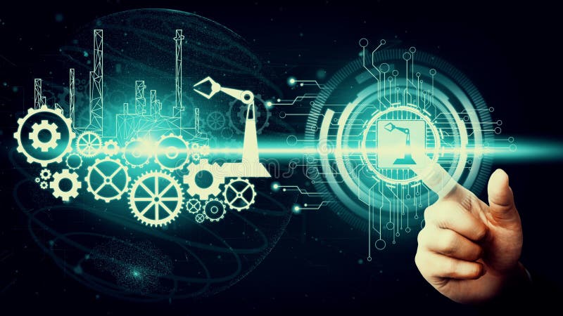 Futuristic Industry 4.0 and Inventive Mechanized Engineering Concept ...