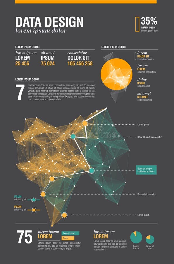 Futuristic Infographic. Information Aesthetic Design. Complex Data ...