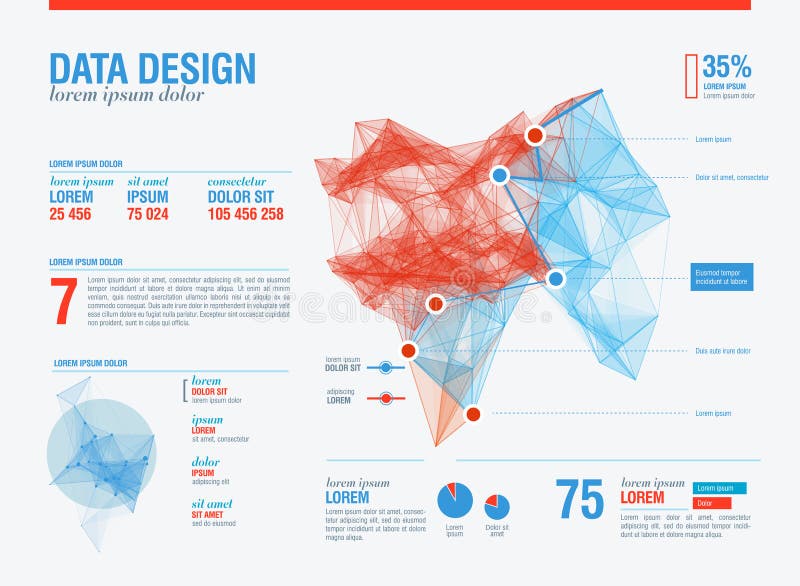 Futuristic Infographic. Information Aesthetic Design. Complex Data ...
