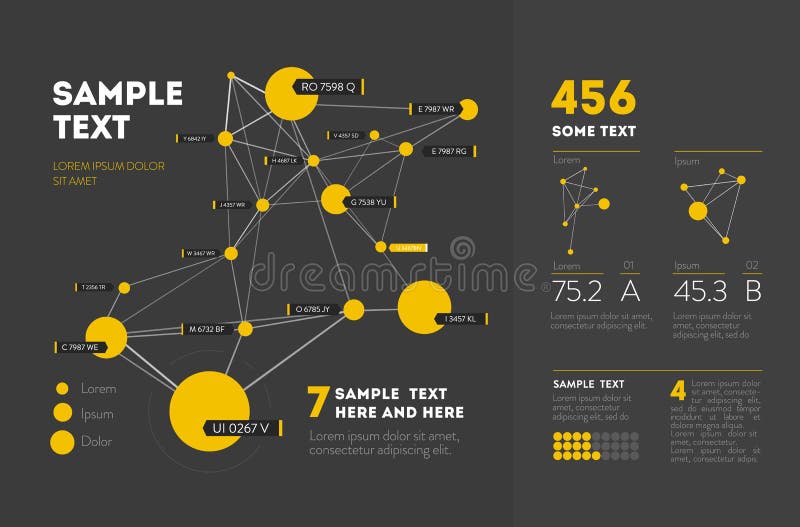 Futuristic Infographic. Information Aesthetic Design. Complex Data ...