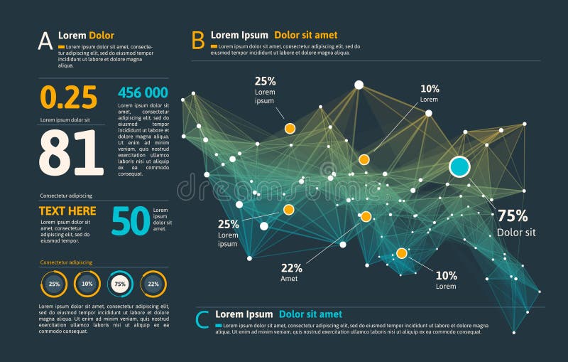 Futuristic Infographic. Information Aesthetic Design. Complex Data ...
