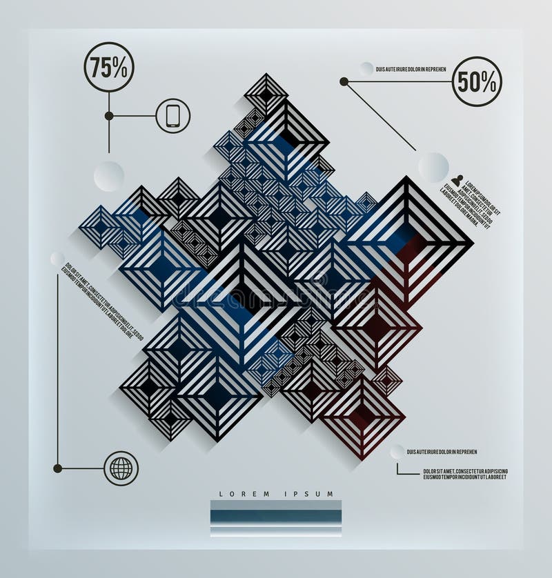Futuristic Infographics Elements Stock Vector - Illustration of symbol ...