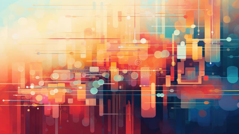 Futuristic Innovation: Abstract Technology Background Sparking ...