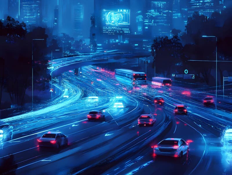 Futuristic Intelligent Transportation Network Optimizing Urban Traffic ...