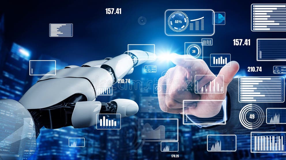 Futuristic Interaction between Human Hand and Robotic Hand in Digital Environment with Data ...